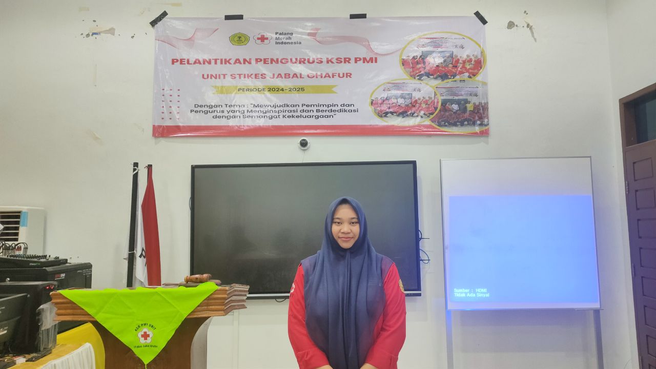 Pelantikan Pengurus KSR PMI Unit STIKes Jabal Ghafur Periode 2024-2025 - STIKES JABAL GHAFUR